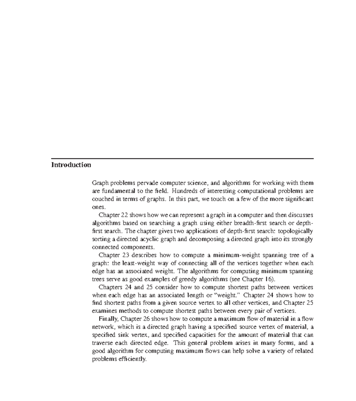 Introduction to Algorithms - 3rd Edition-608-787 - Introduction Graph problems pervade computer ...