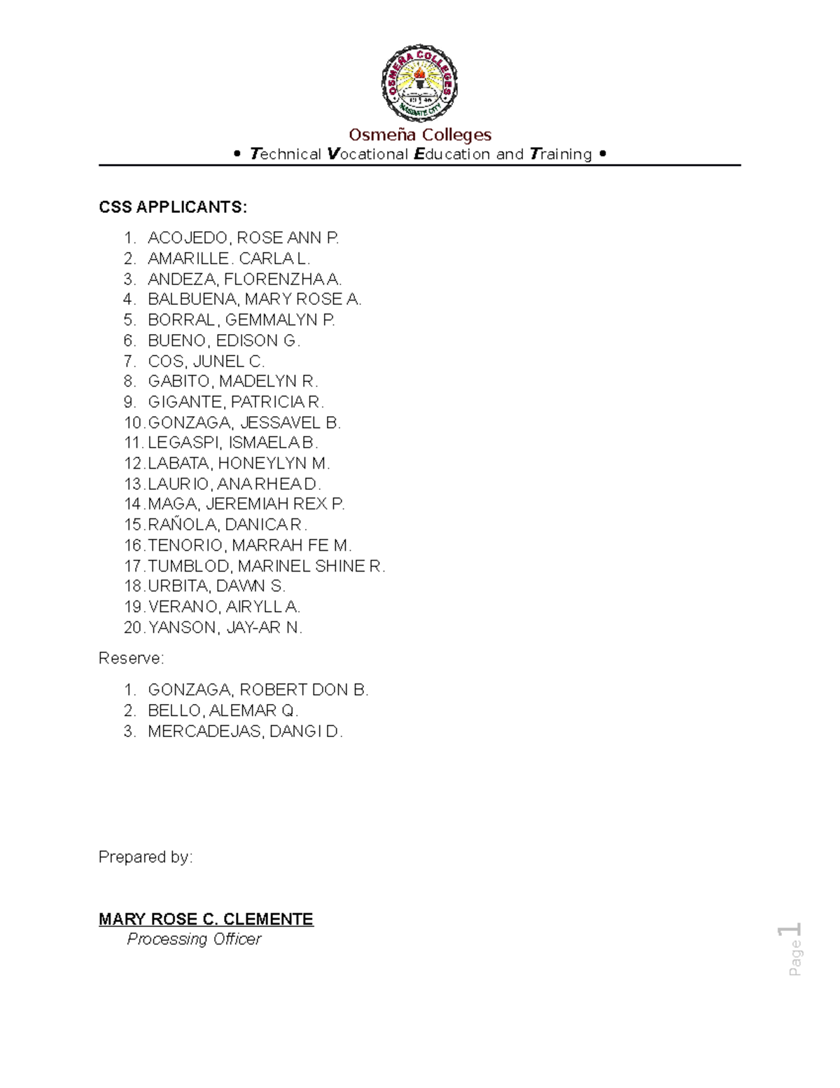 Applicants 2020 Lecture Notes 34 BS Computer Science UPHSD Studocu