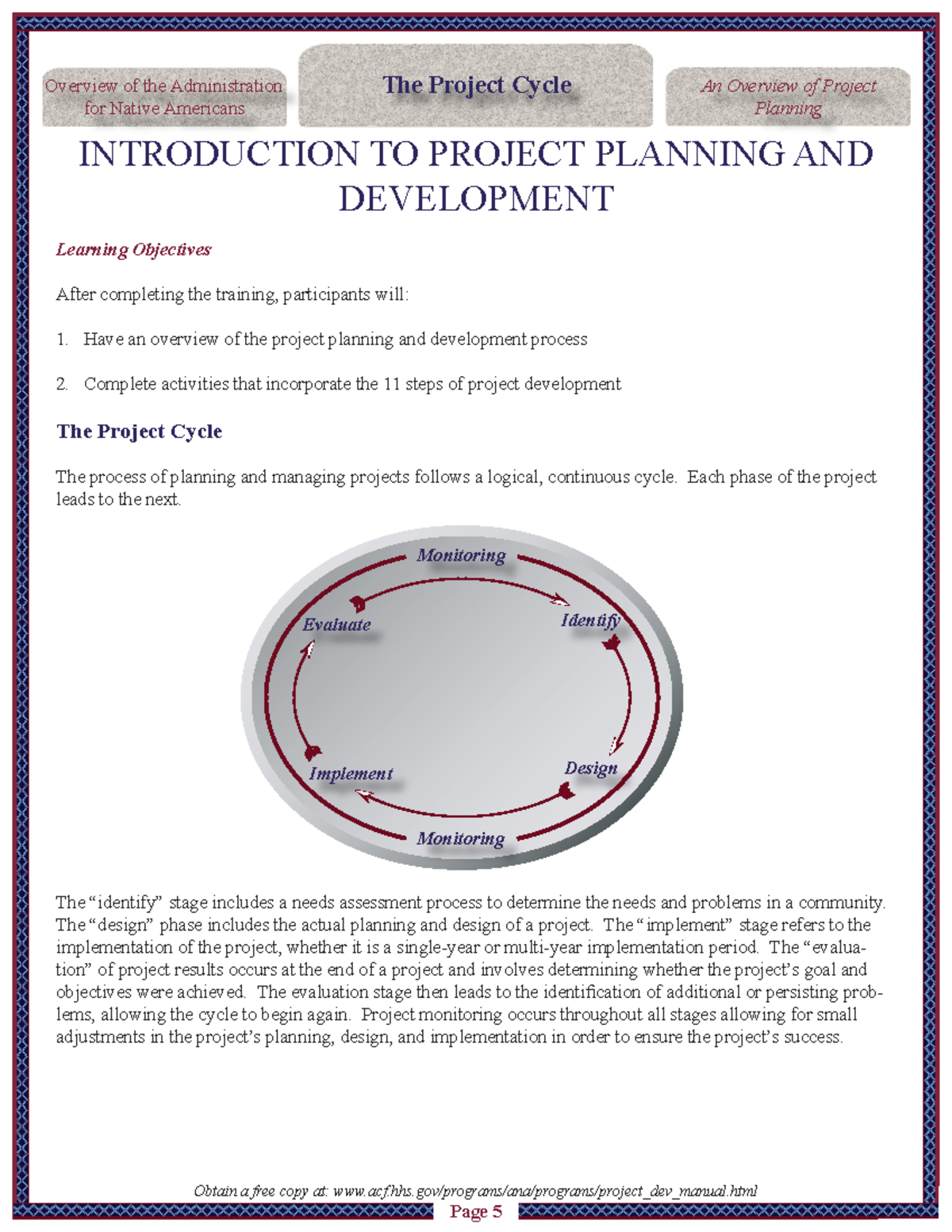 Project Development Manual Introduction - Obtain a free copy at: - Studocu