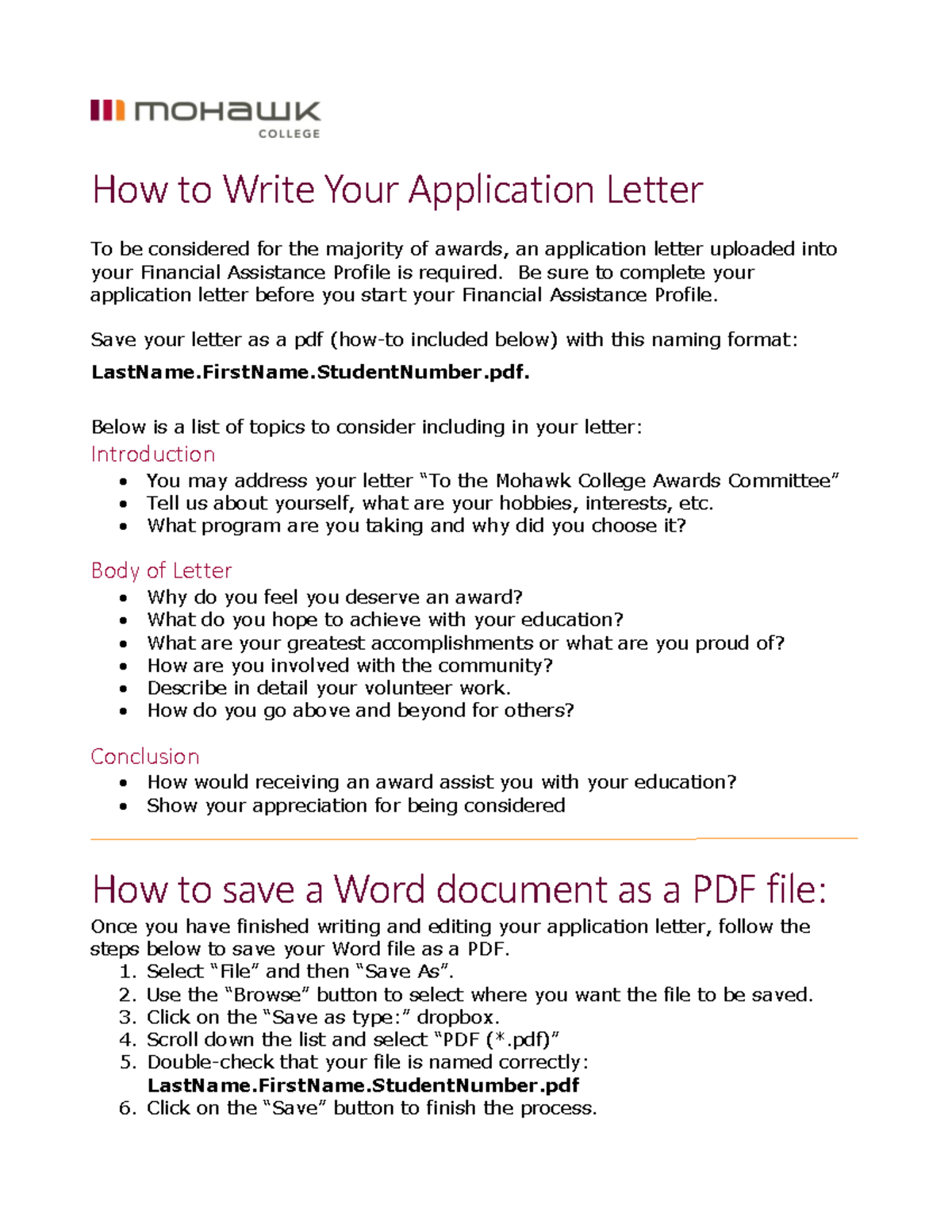 Application Letter Guidelines - How to Write Your Application Letter To ...