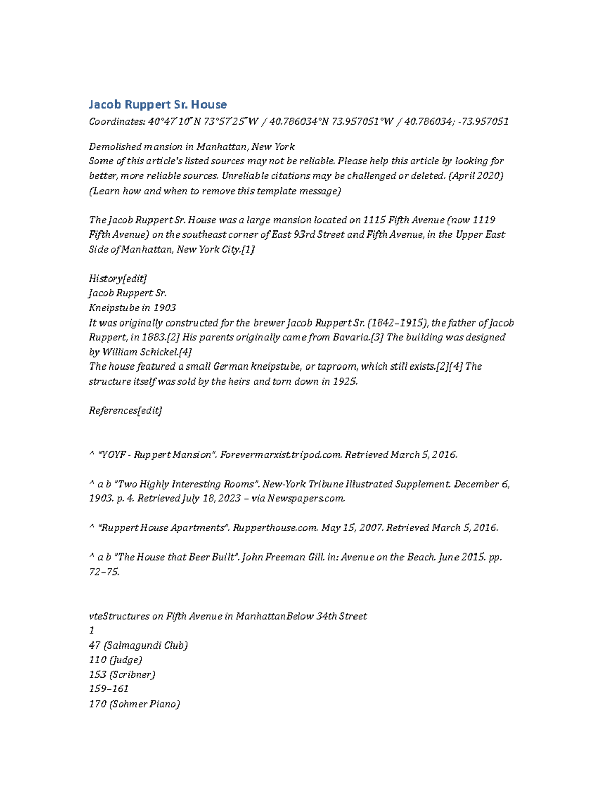 File1 - English has a learning curve - Jacob Ruppert Sr. House ...