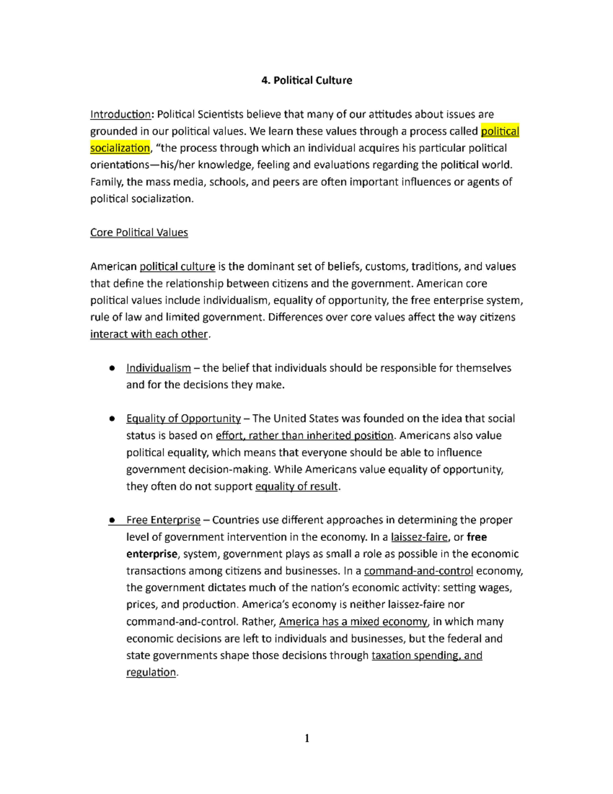 Ap go po politicalculturenotes - Studocu