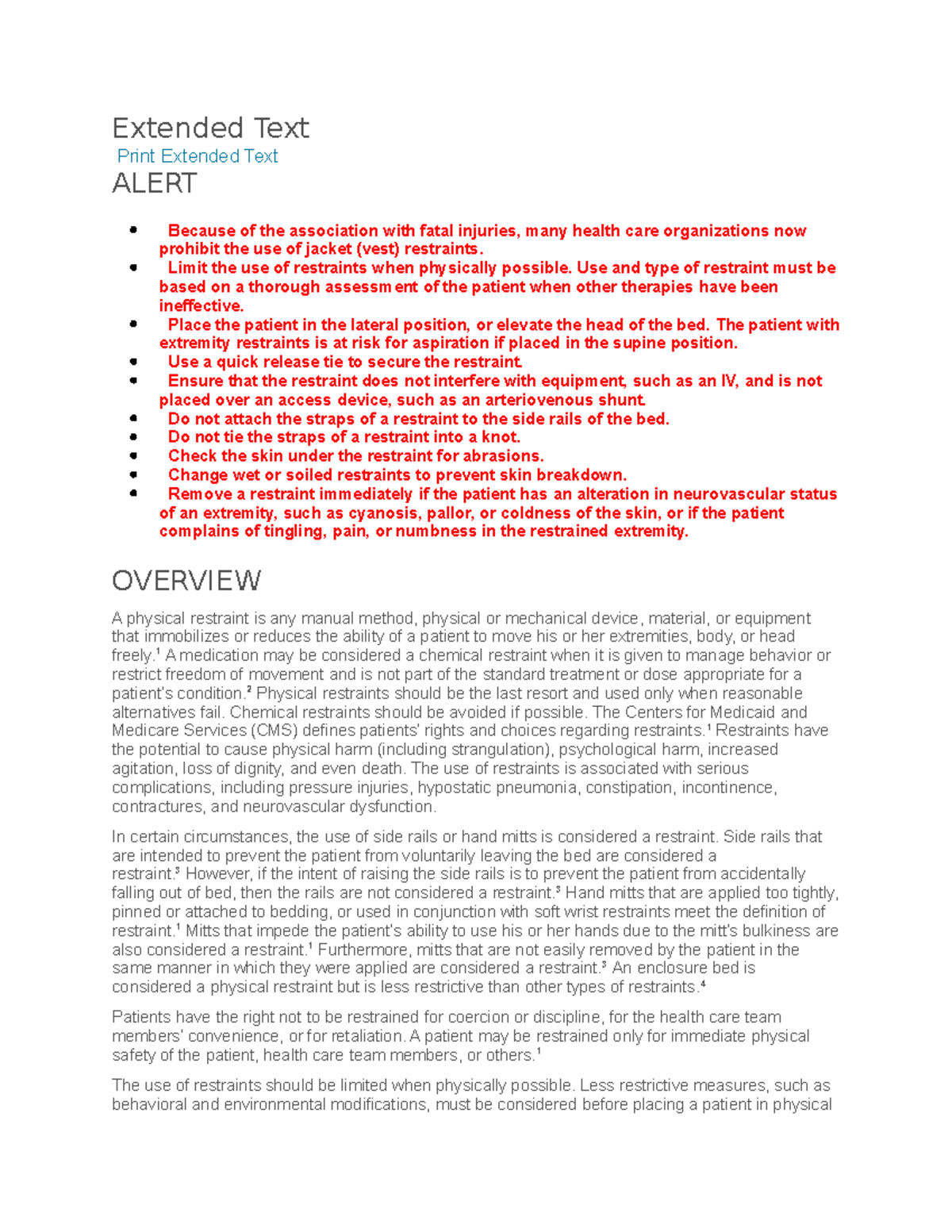 Extended Text - MA read - Extended Text Print Extended Text ALERT ...