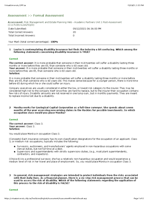5 - Chapter 5 for ific exam - Behavioural Finance 5 CONTENT AREAS ...