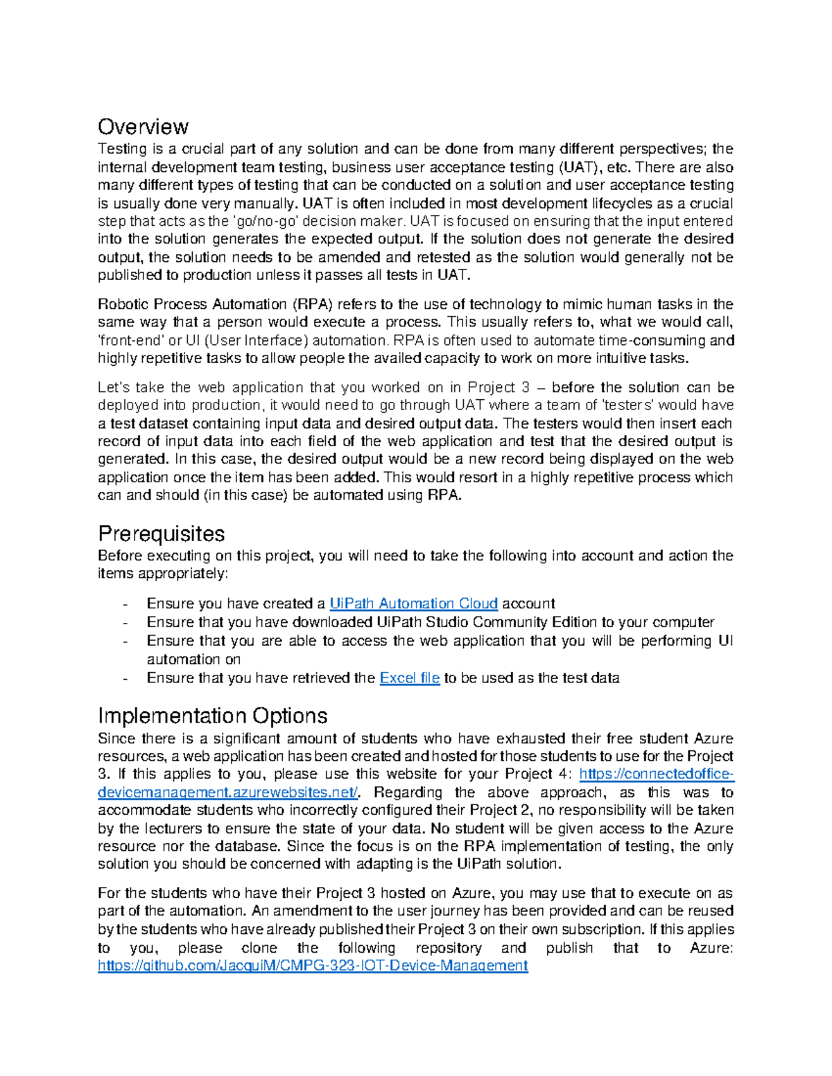 CMPG 323 - Project 4 - Project Brief - Overview Testing is a crucial ...