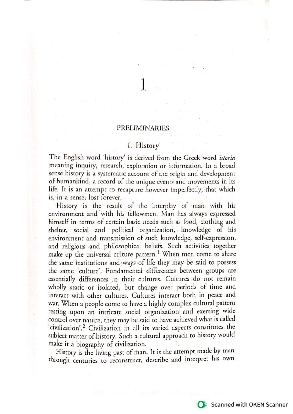 3-What is History and Historical Sense-05-01-2024 - 1 PRELIMINARIES 1 ...