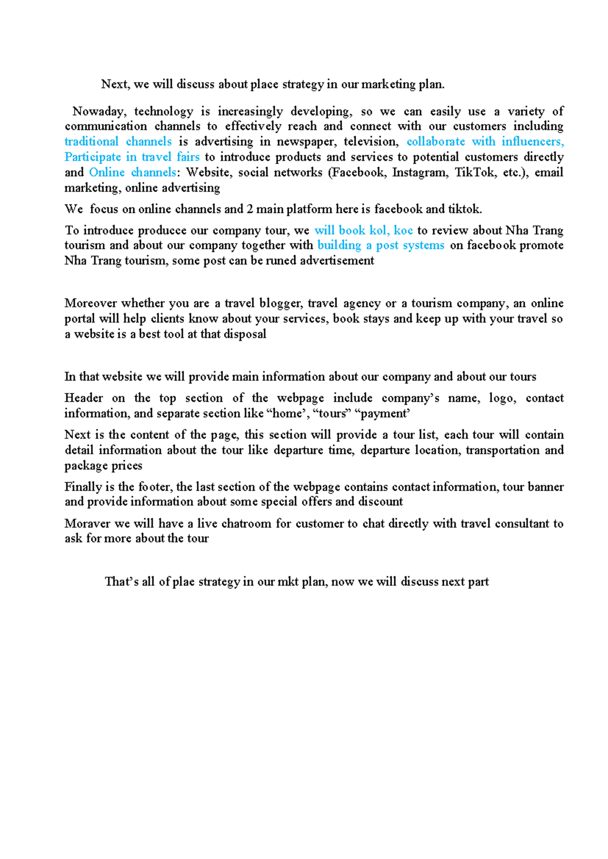 Script nha trang - Hospitality And Tourism Senior Seminar (HTM 485 ...