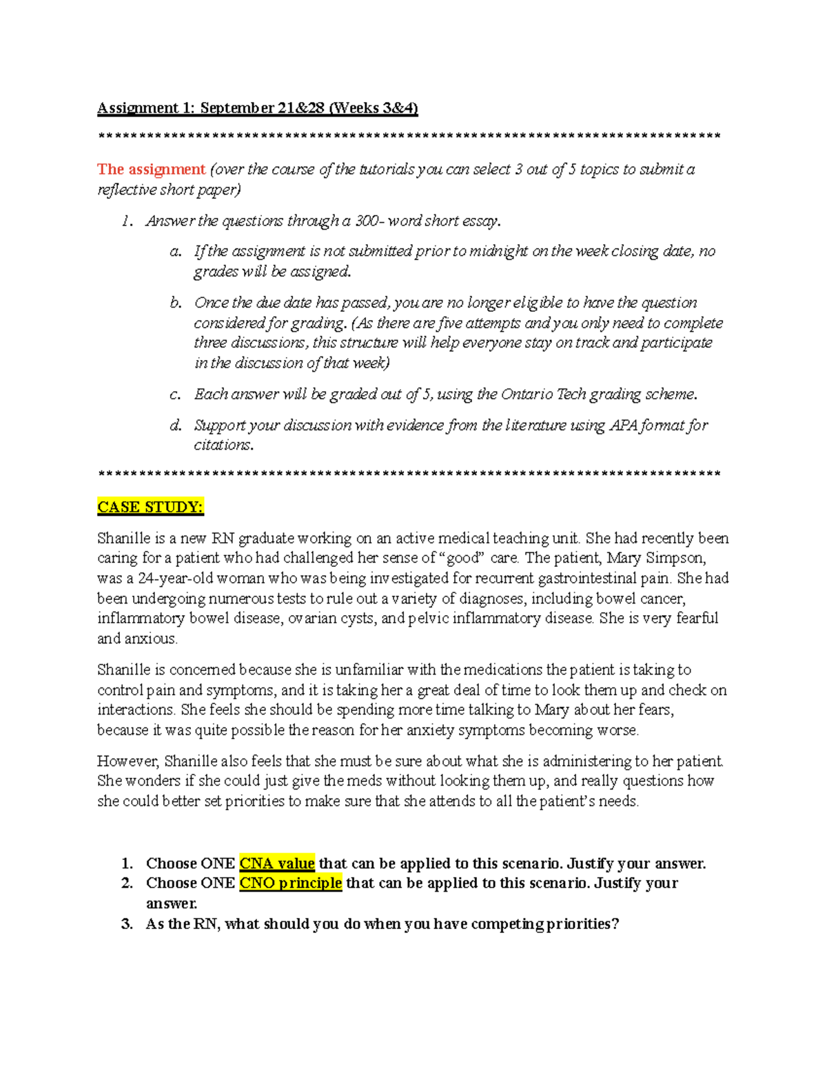 HLSC Assignment 1 - not sure - Assignment 1 : September 21&28 (Weeks 3 ...