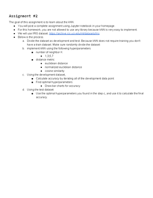 Hw1 sol - CSE 5334 - Studocu