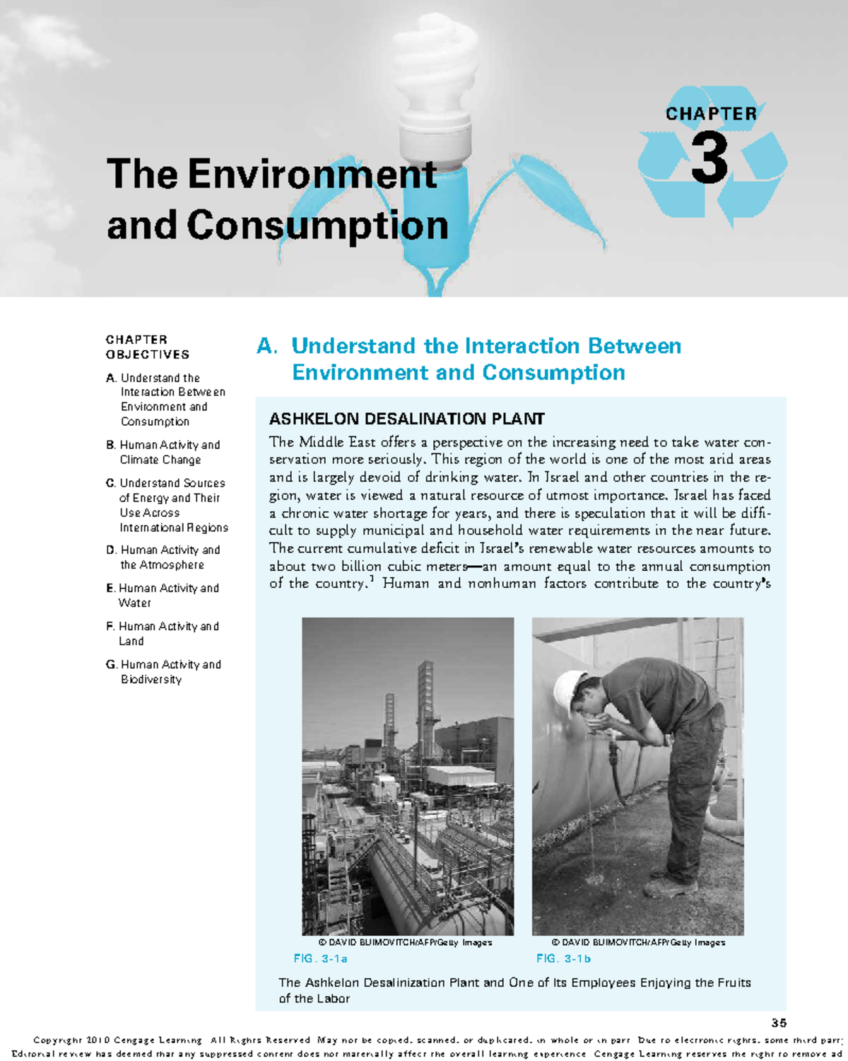 Chapter 3 The Environment and Consumption - CHAPTER The Environment 3 ...
