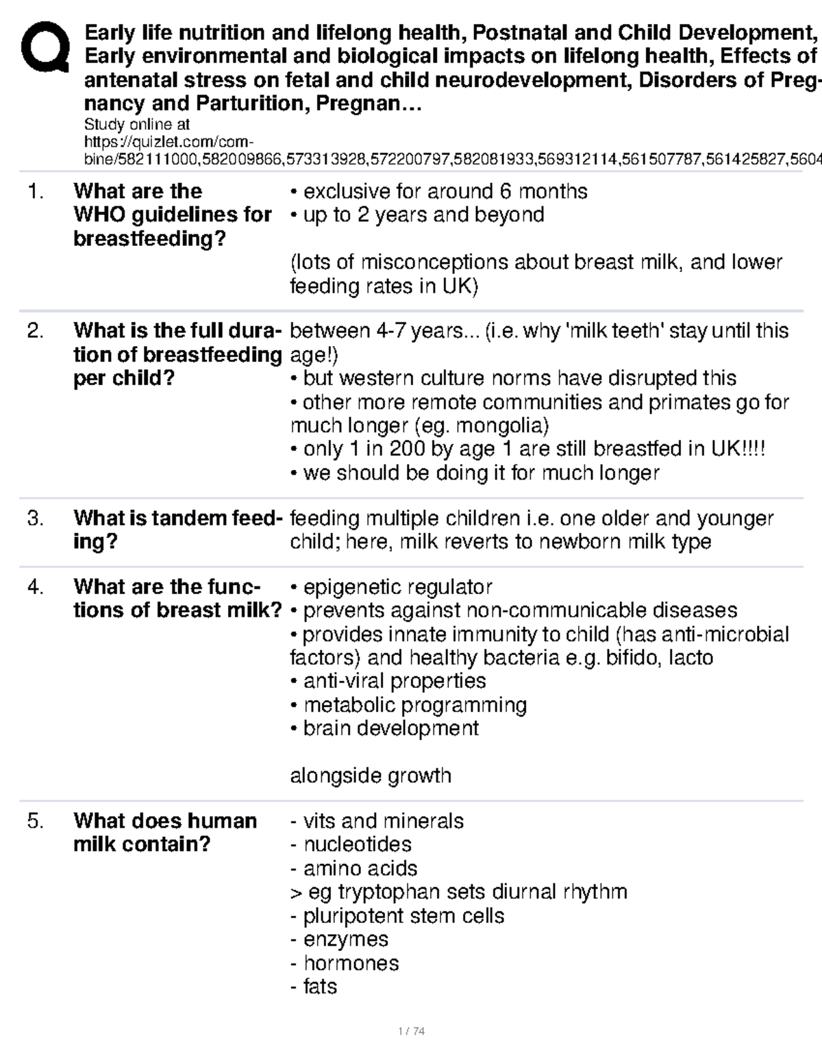 Year 2 Development and Ageing - Early environmental and biological ...