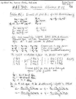 Lecture 11 - Numerical integration - AAE 34000 - Studocu