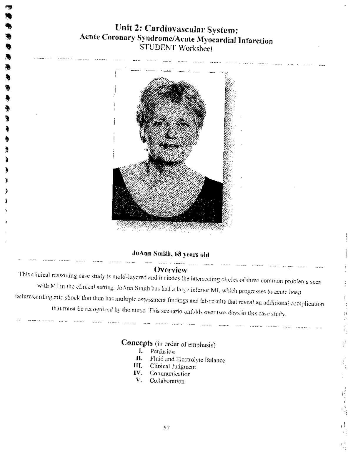 ACS AMI CASE Study - 481L - Studocu