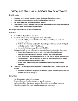 History of four federal law enforcement agencies - Duties of US ...