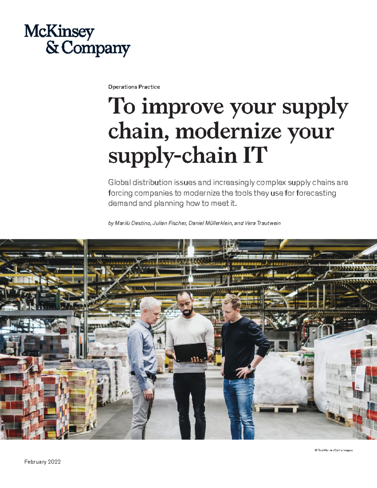 To improve your supply chain modernize your supply chain it v2 ...