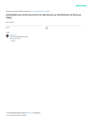 Manual Experiment for Tubular Flow Reactor (TFR) 2022 - CHE INTRO. TO ...