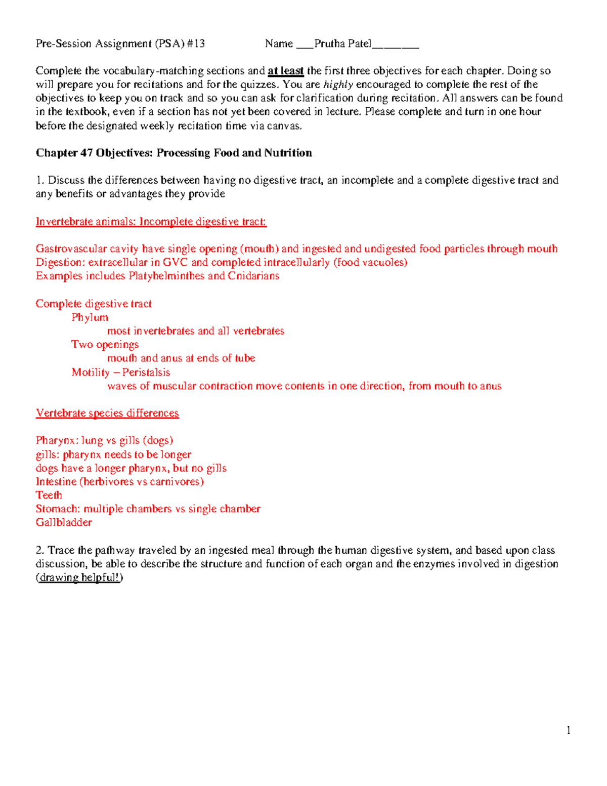 PSA 13 S22- Prutha Patel - Pre-Session Assignment (PSA) #13 Name Prutha ...