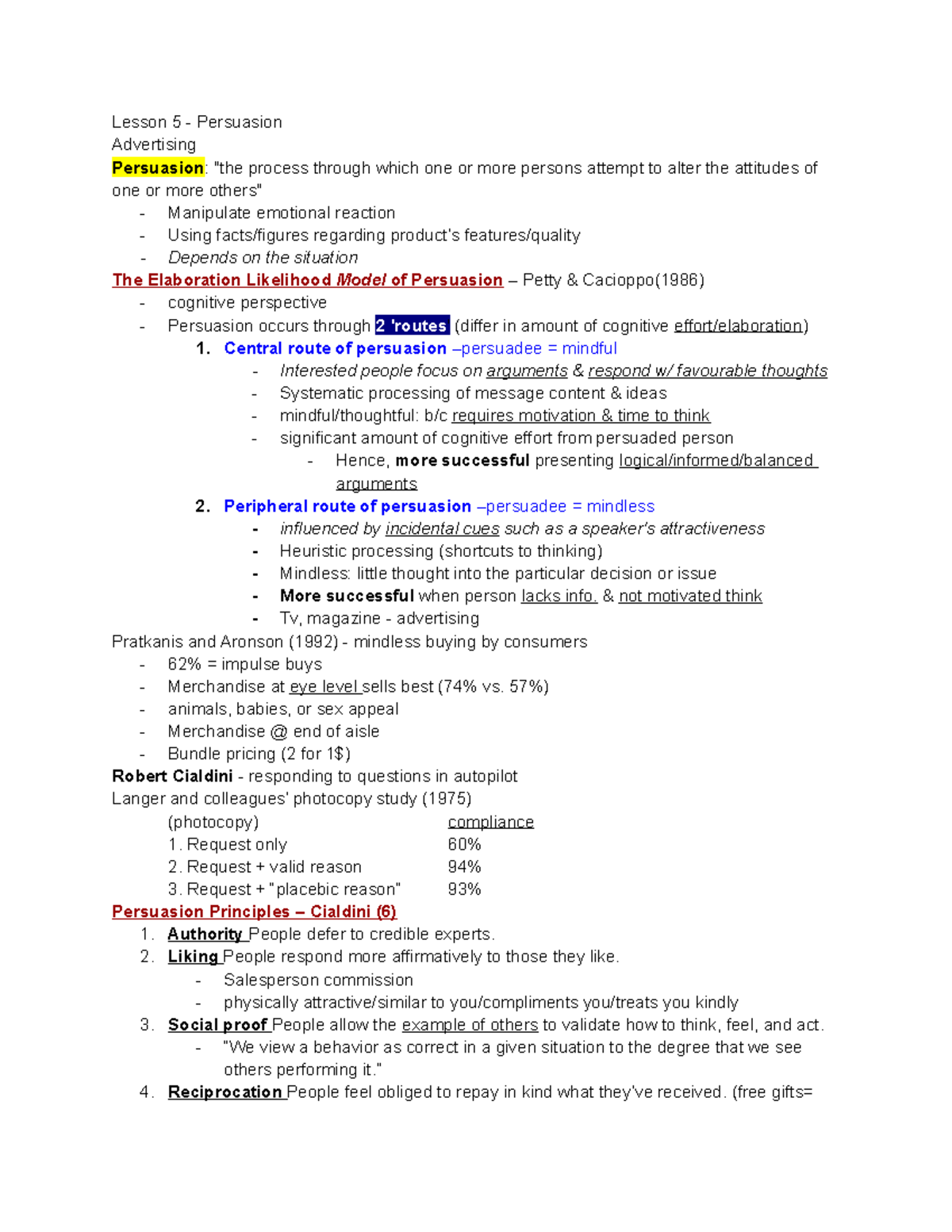Lesson 5 - Persuasion - Lesson 5 - Persuasion Advertising Persuasion ...