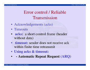 Datalinklyr - computer layered architecture Datalink layer - ECSE-4730: Computer Communication ...