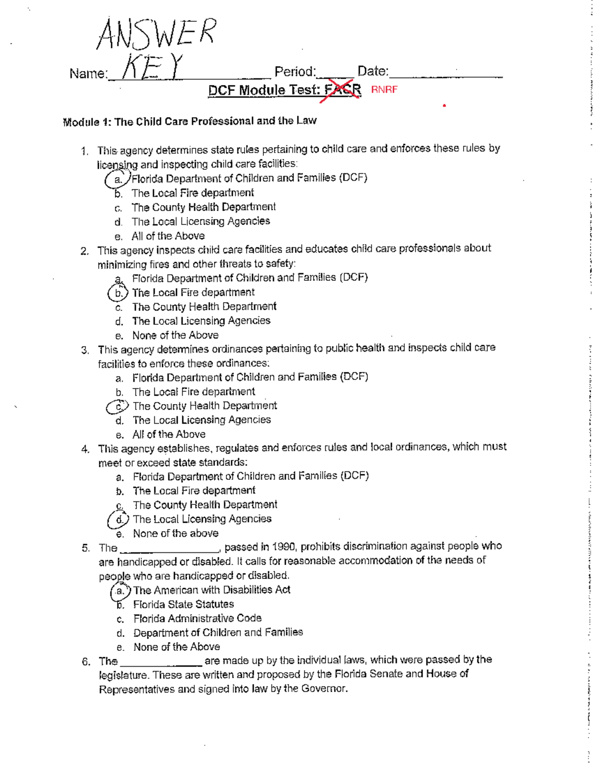 FACR Answer Key 1 - notes - ENC1102 - Studocu
