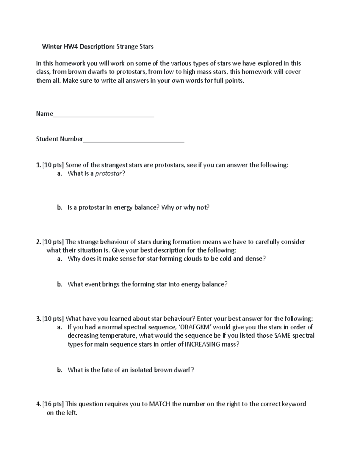 WHW4 Strange Stars - winter hw4 - Winter HW4 Description: Strange Stars ...