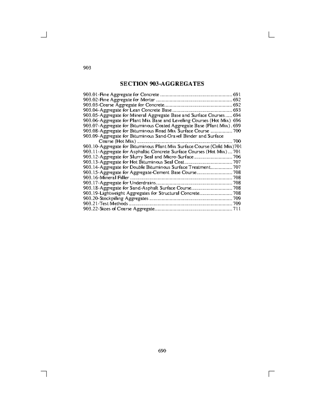 TDOT Section 903 - 903 SECTION Aggregate for Concrete - Studocu