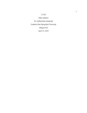 Module 1 Short Paper - Details corrections in the U.S. - Penal Systems ...