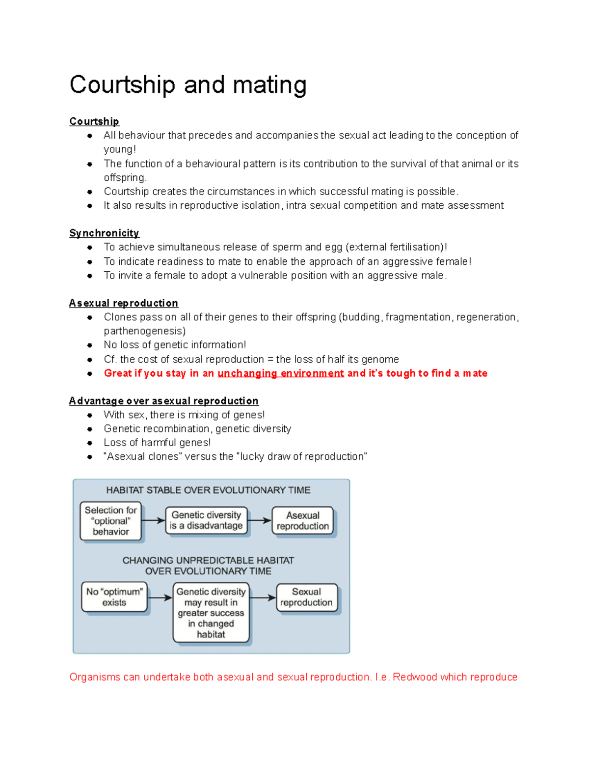 Lecture 10-11 Courtship and mating - Courtship and mating Courtship All ...