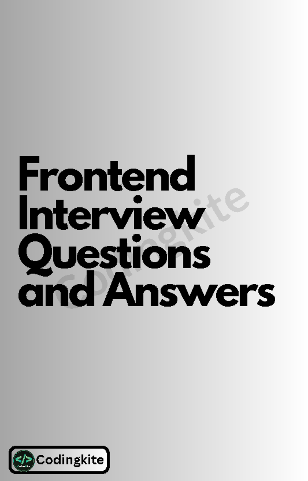 Frontend Interview Codingkite Frontend Interview Questions And