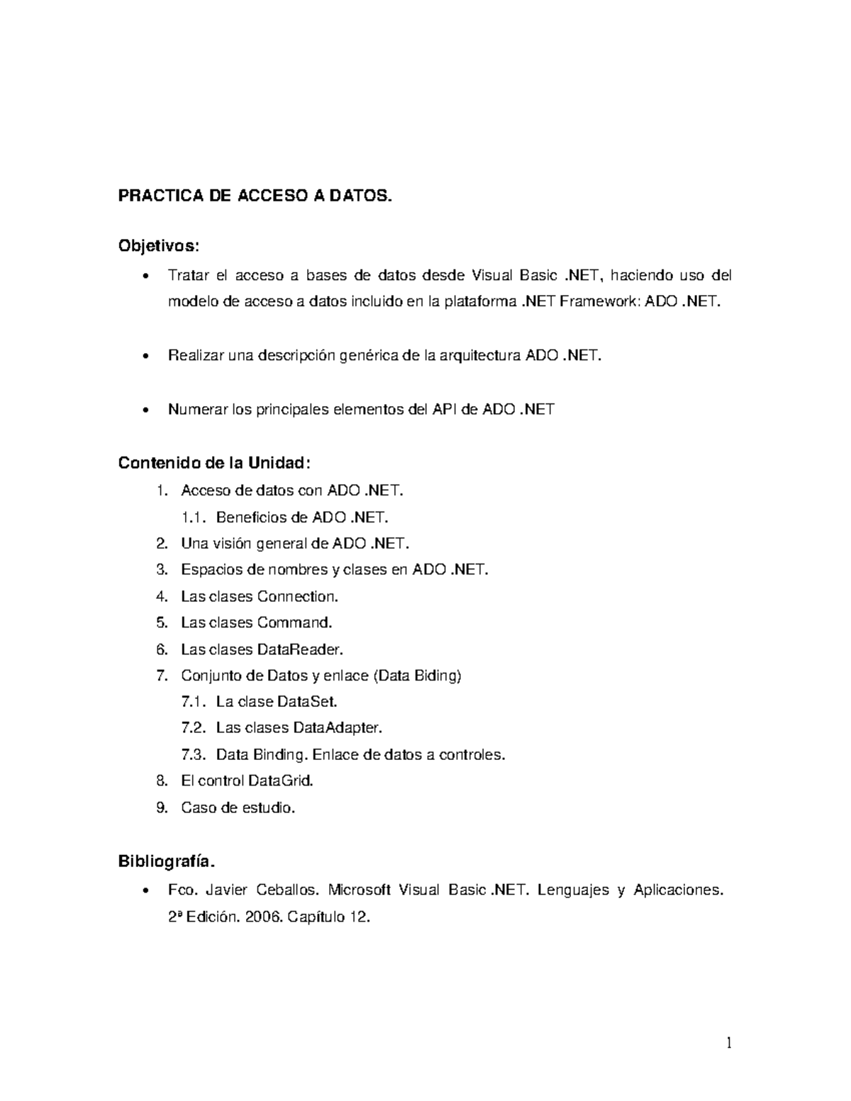 Practica Visual Basic Con Acceso A Mysql Practica De Acceso A Datos