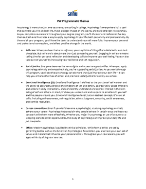 [Solved] What are the programmatic themes in psychology - Research Methods (PSY-222) - Studocu