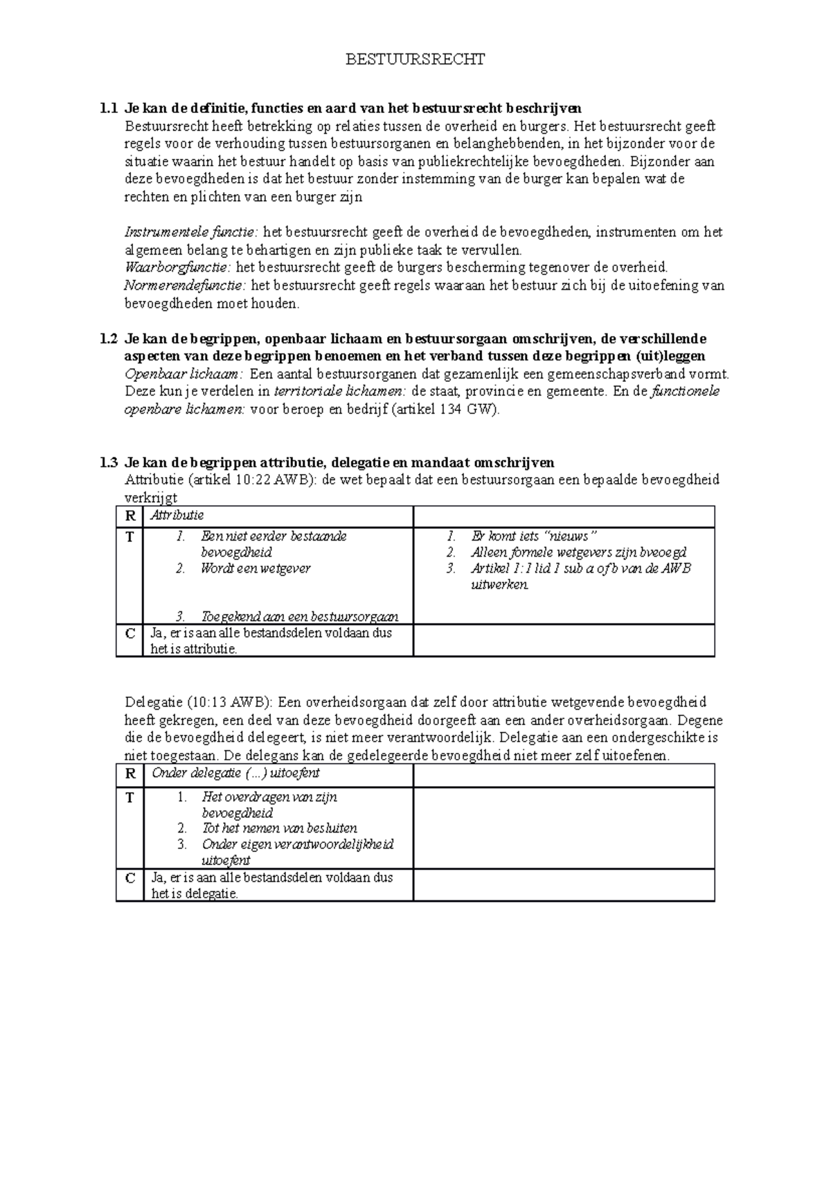 Bestuursrecht - Het bestuursrecht geeft regels voor de verhouding ...