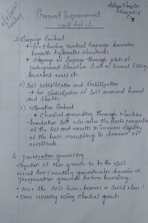 Vane shear test lab record - Geotechnical engineering - Studocu