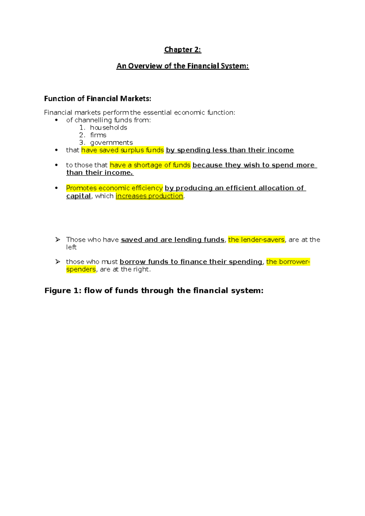 Chapter 2 - Monetary Finance - Chapter 2: An Overview of the Financial ...