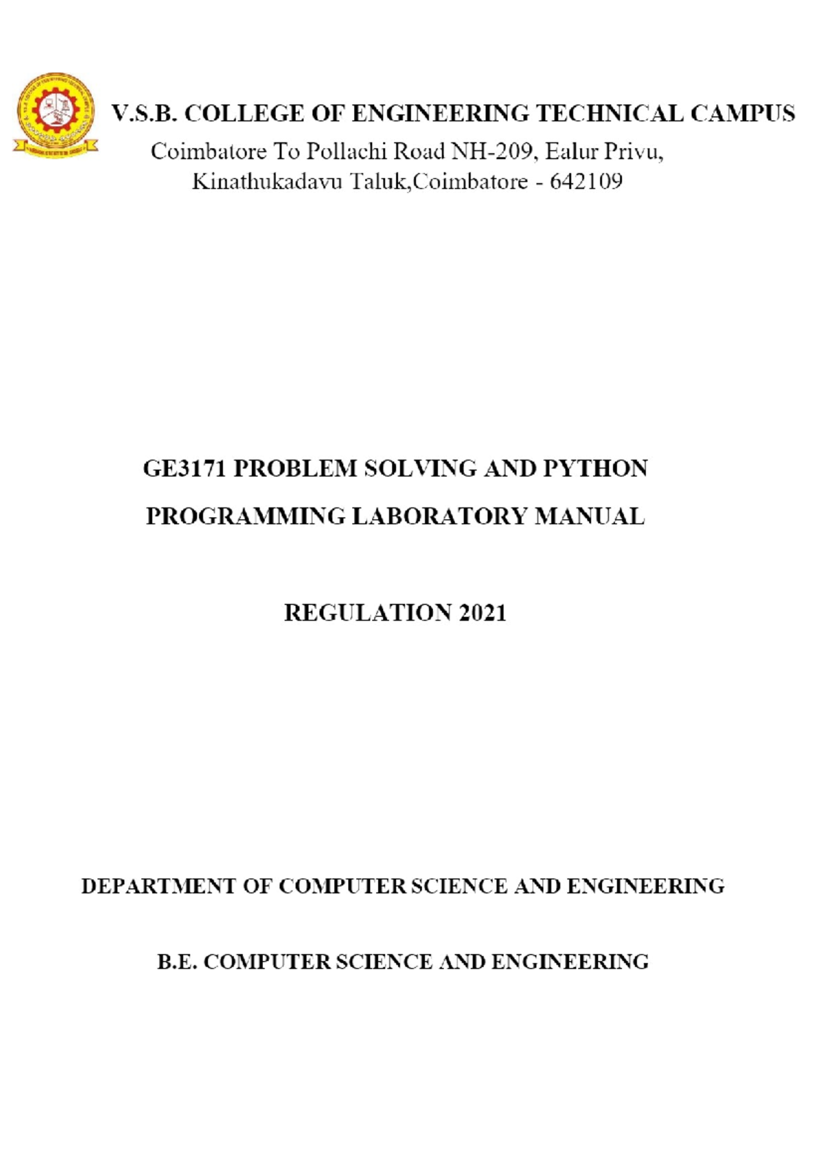 Python Lab Manual for Staff - N - Data base systems - Studocu