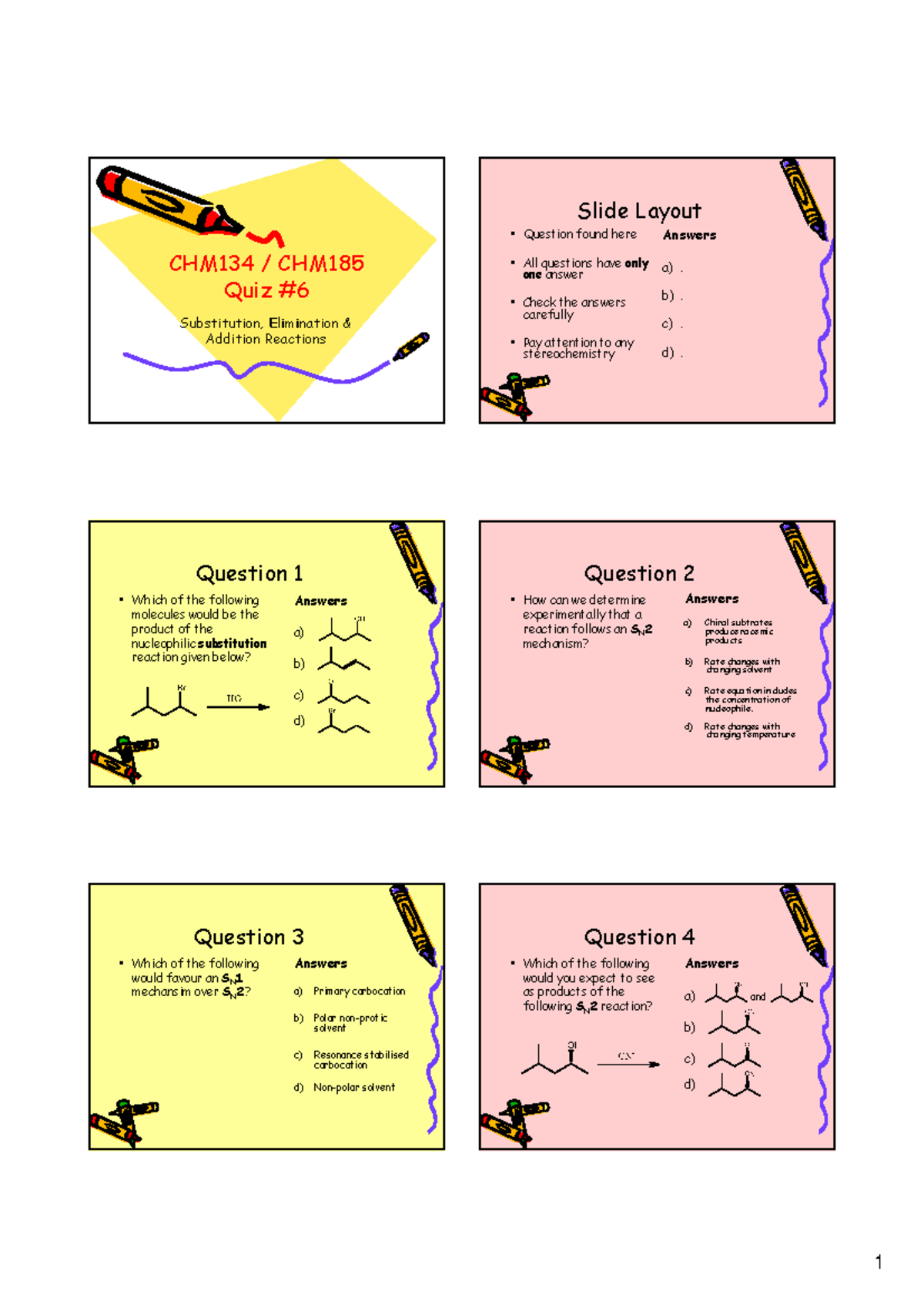 Seminar assignments - Quiz 6 - 1 - Studocu