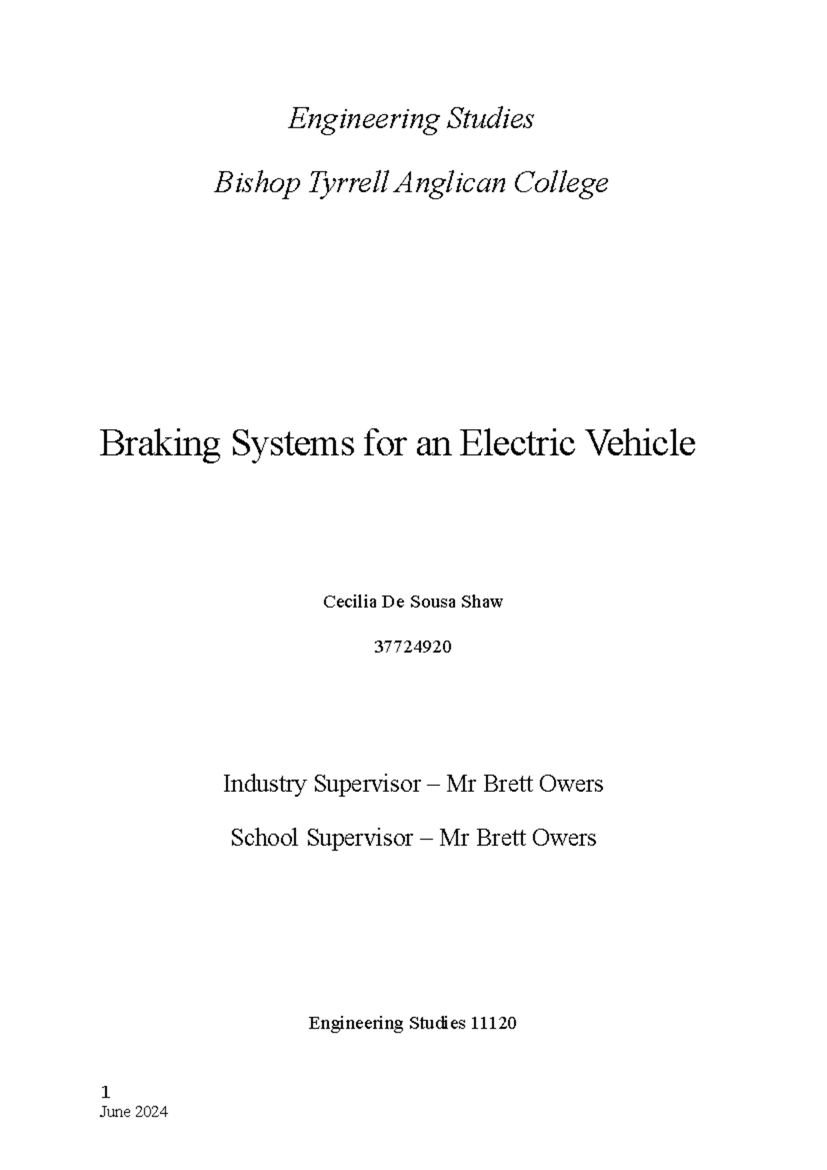 Engineering Studies Task 2 - Cecilia Shaw - Engineering Studies Bishop ...