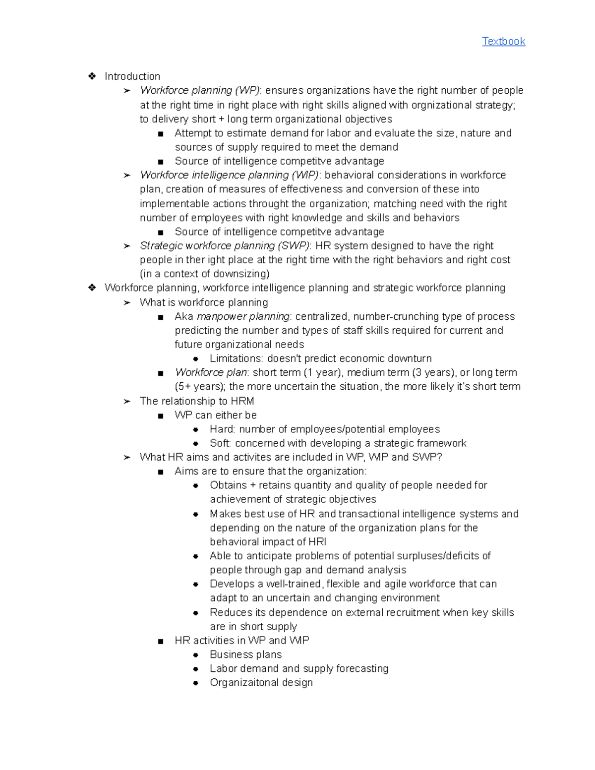 1. Textbook Reading Ch 7 Workforce (Artificial) Intelligence Planning ...