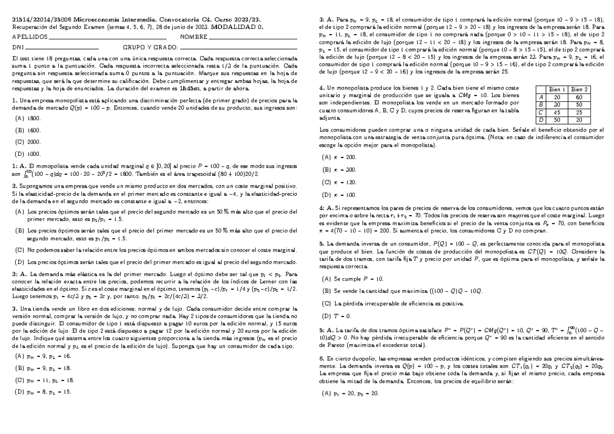 2306 ex R2 m0-2x1 - vvvvvv - 21514/22014/35006 Microeconom ́ıa ...