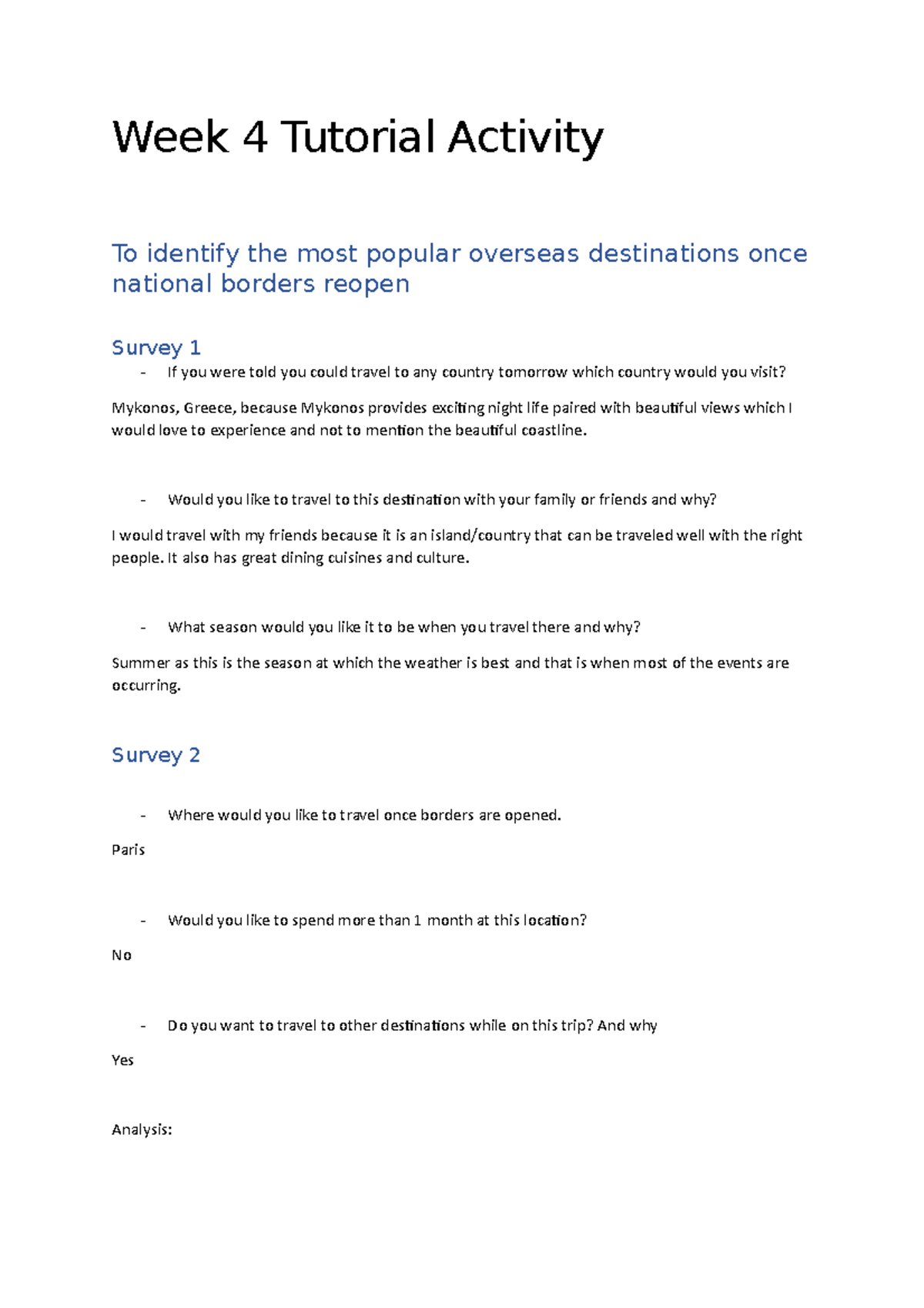 Week 4 Tutorial Activity Forum - Week 4 Tutorial Activity To identify ...