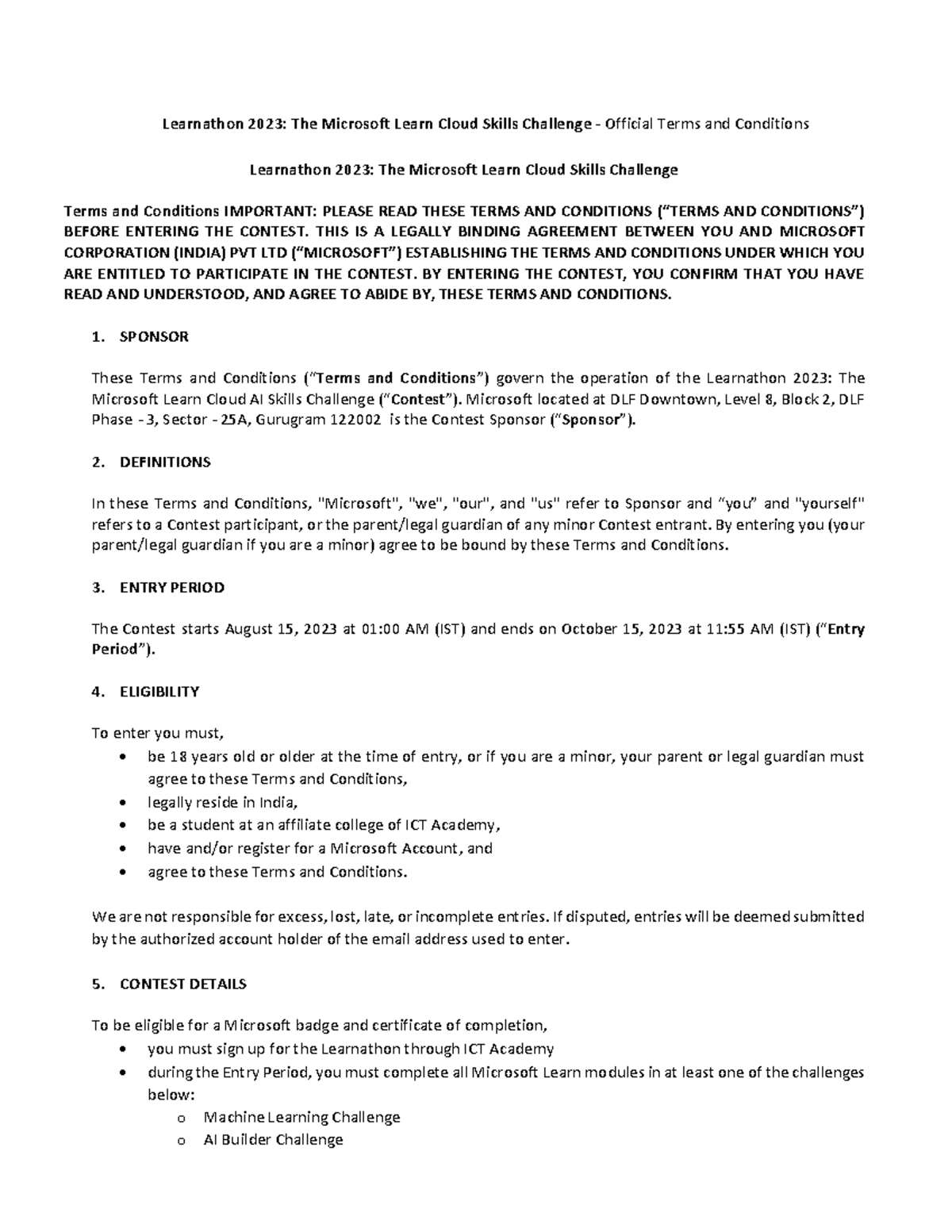 Microsoftcondition - Learnathon 2023: The Microsoft Learn Cloud Skills ...