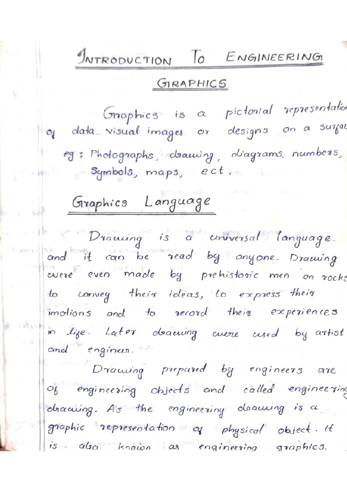 Graphics - Engineering graphics - Studocu