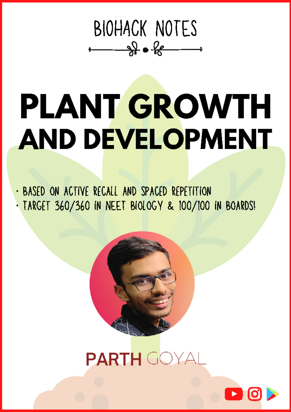 Plant Growth Bio Hack - best study material - BIOHACK NOTES PLANT ...