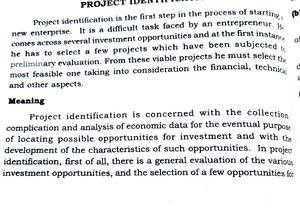 Project of an enterprise - MODULE - I PROJECT ####### (Project-Meaning ...