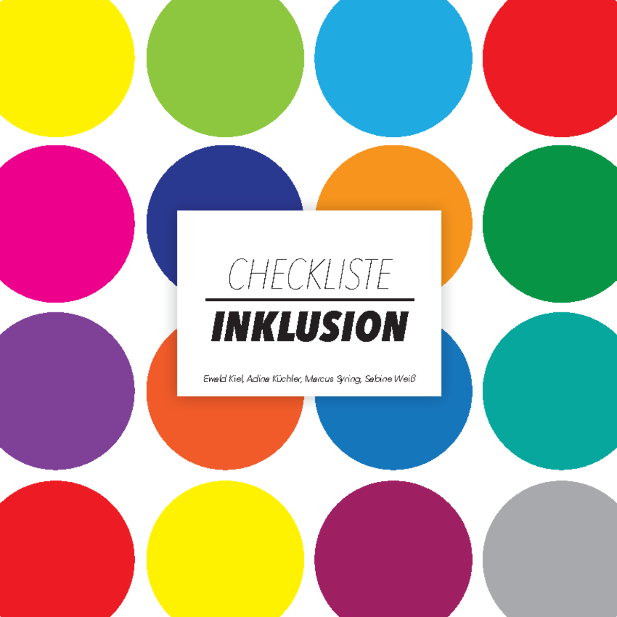 Checkliste - Have Funk - CHECKLISTE INKLUSION Ewald Kiel, Adina Küchler ...