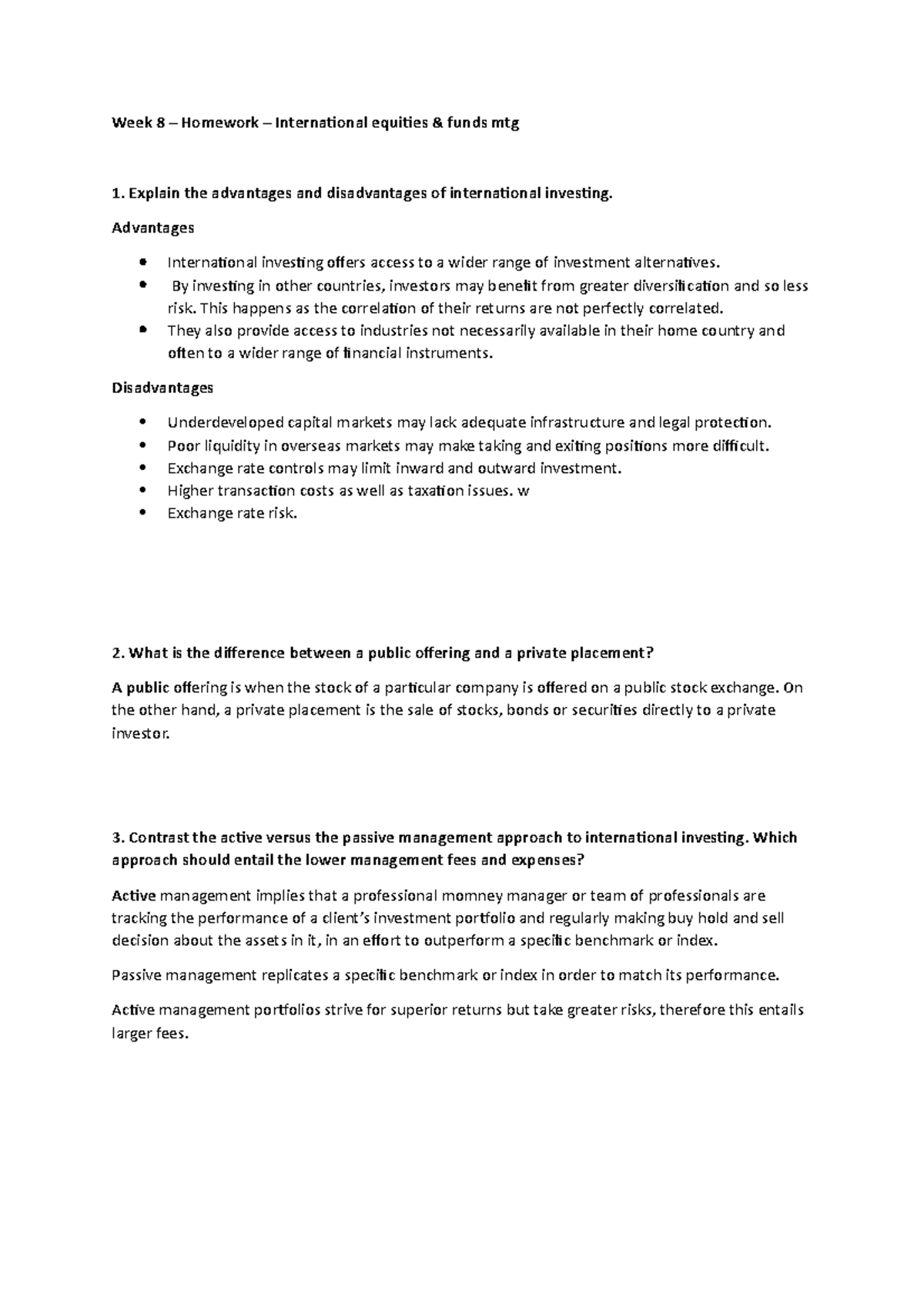 Week 8 tute questions - Tute work - BFF3331 - Monash - Studocu Week 8 tute questions - Tute work - BFF3331 - Monash - Studocu