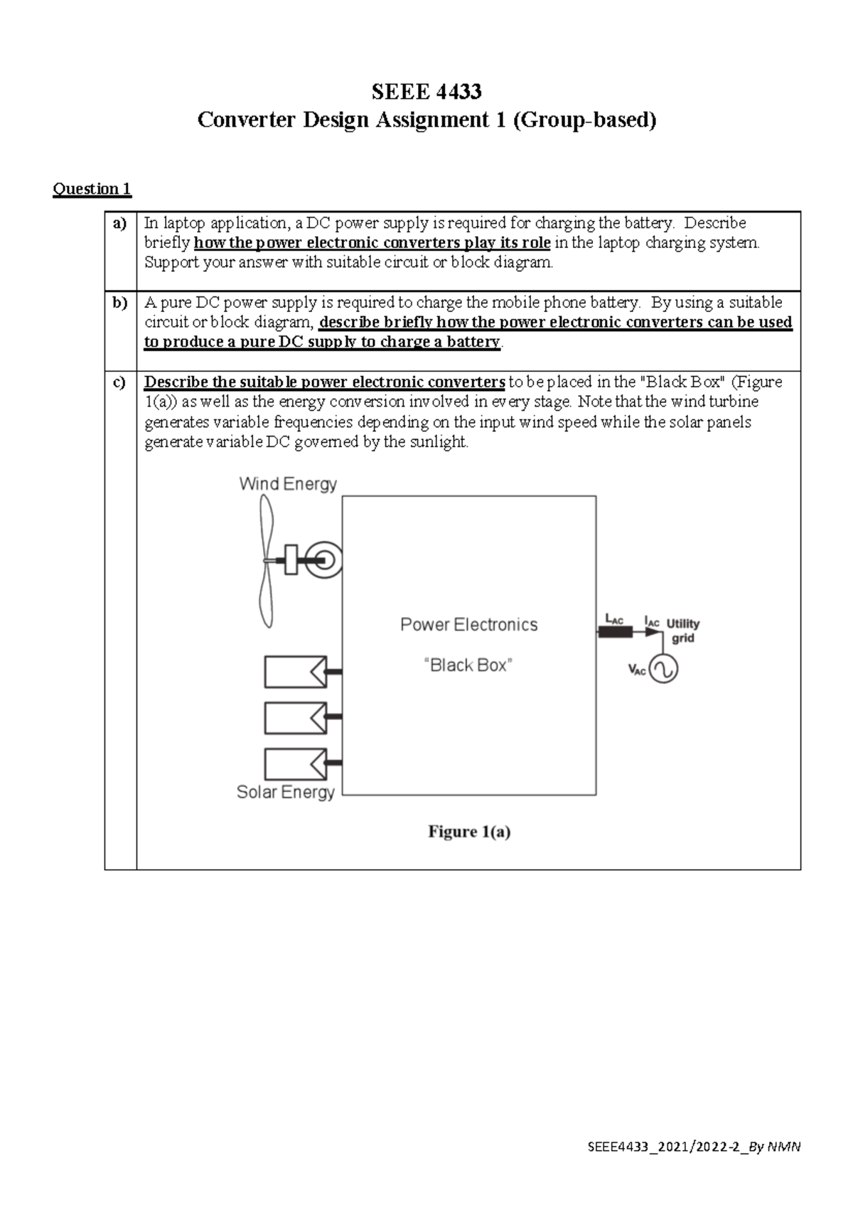 20212022-2 SEEE 4433 Group Assignment - SEEE4433_2021/2022-2_ By NMN ...