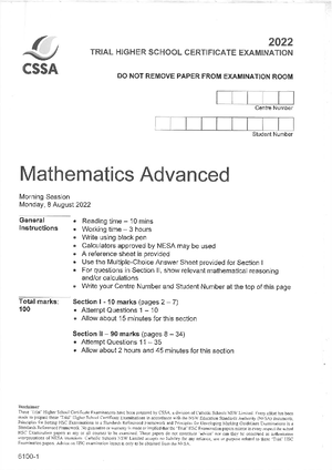 Mathematics advanced ext1 ext2 reference sheet nov2019 - – 1 – NSW ...