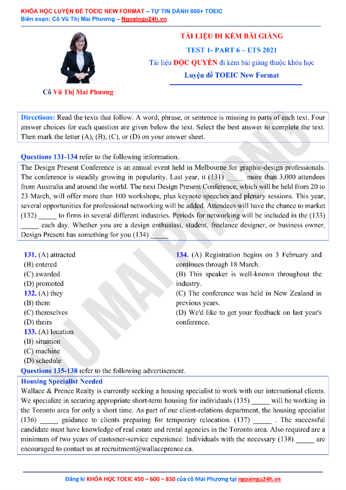 Part6 - Summary cục diện kinh tế thế giới - KHOA HOC LUYÊN DÈ TOEIC NEW FORMAT TIN DANH TOEIC ...