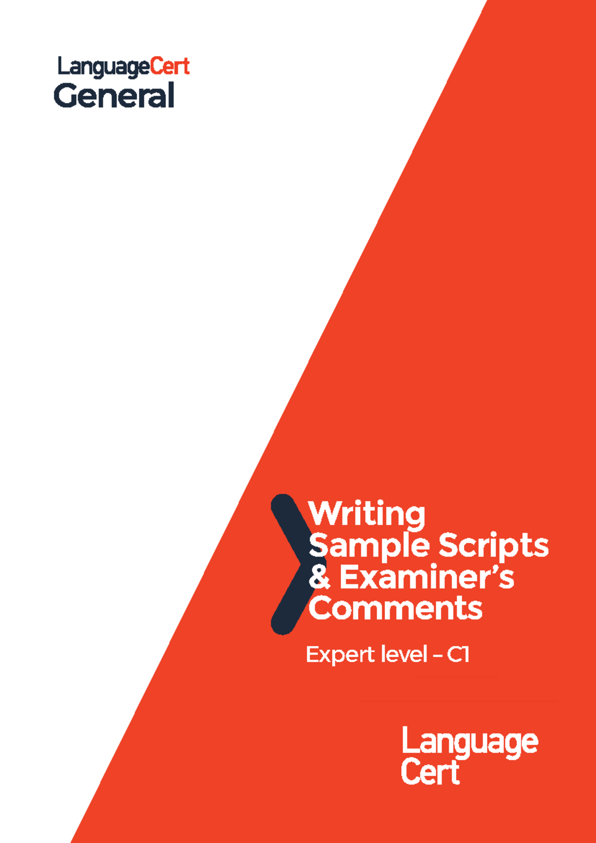 LC General C1 Writing Sample Scripts - GENERAL Writing Sample Scripts ...